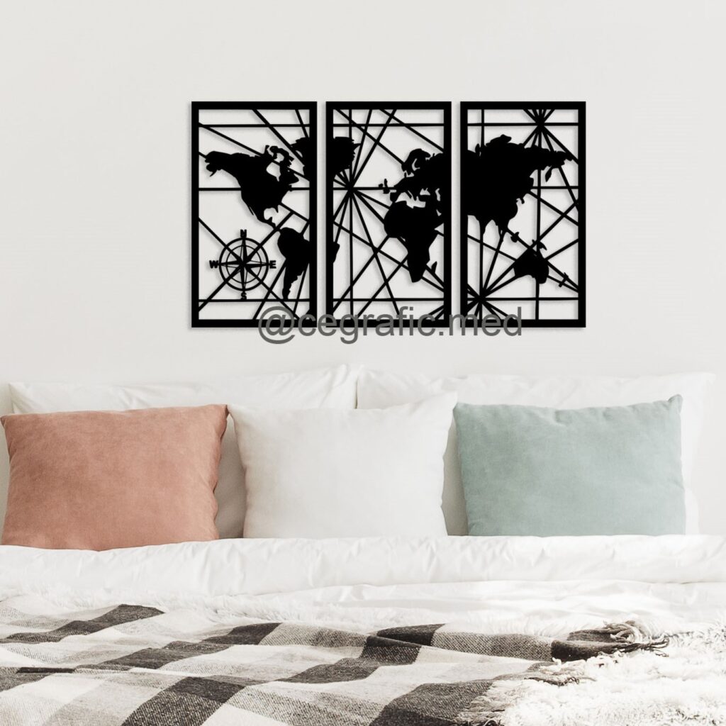 Mapamundi tríptico – CeGrafic